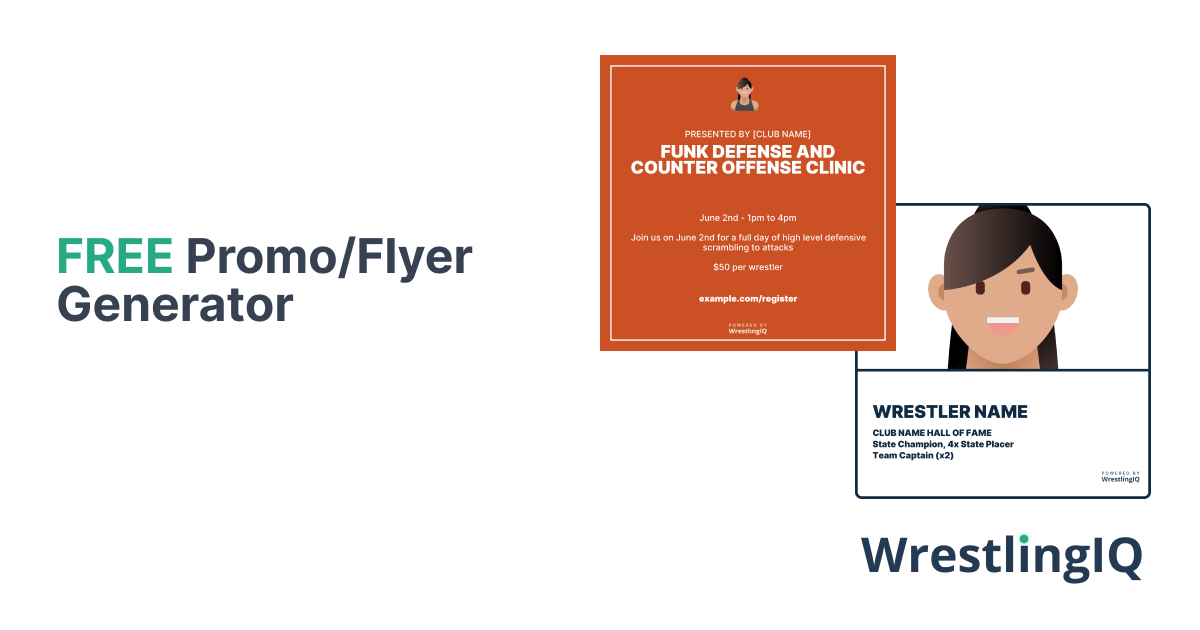 Free Flyer & Promo Generator from WrestlingIQ